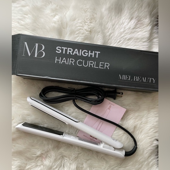 Miel Beauty | Hair | New Miel Beautywhite Hair Curler Straightener ...